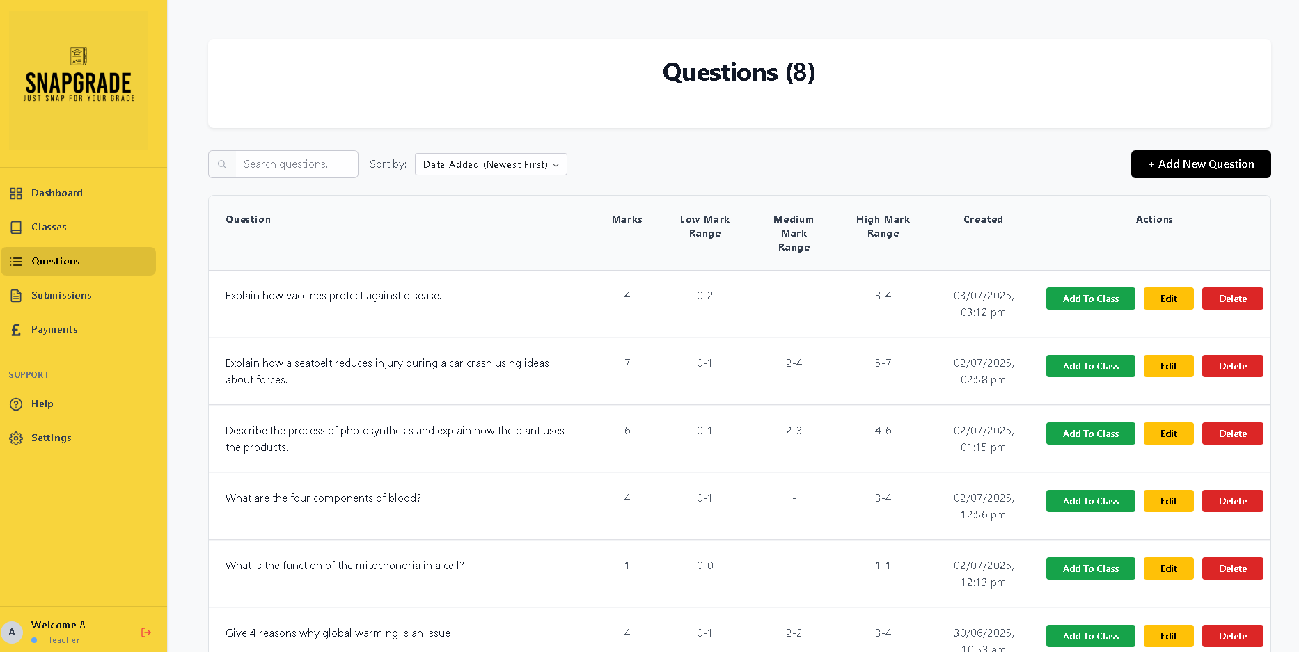 SnapGrade | STEM@Home